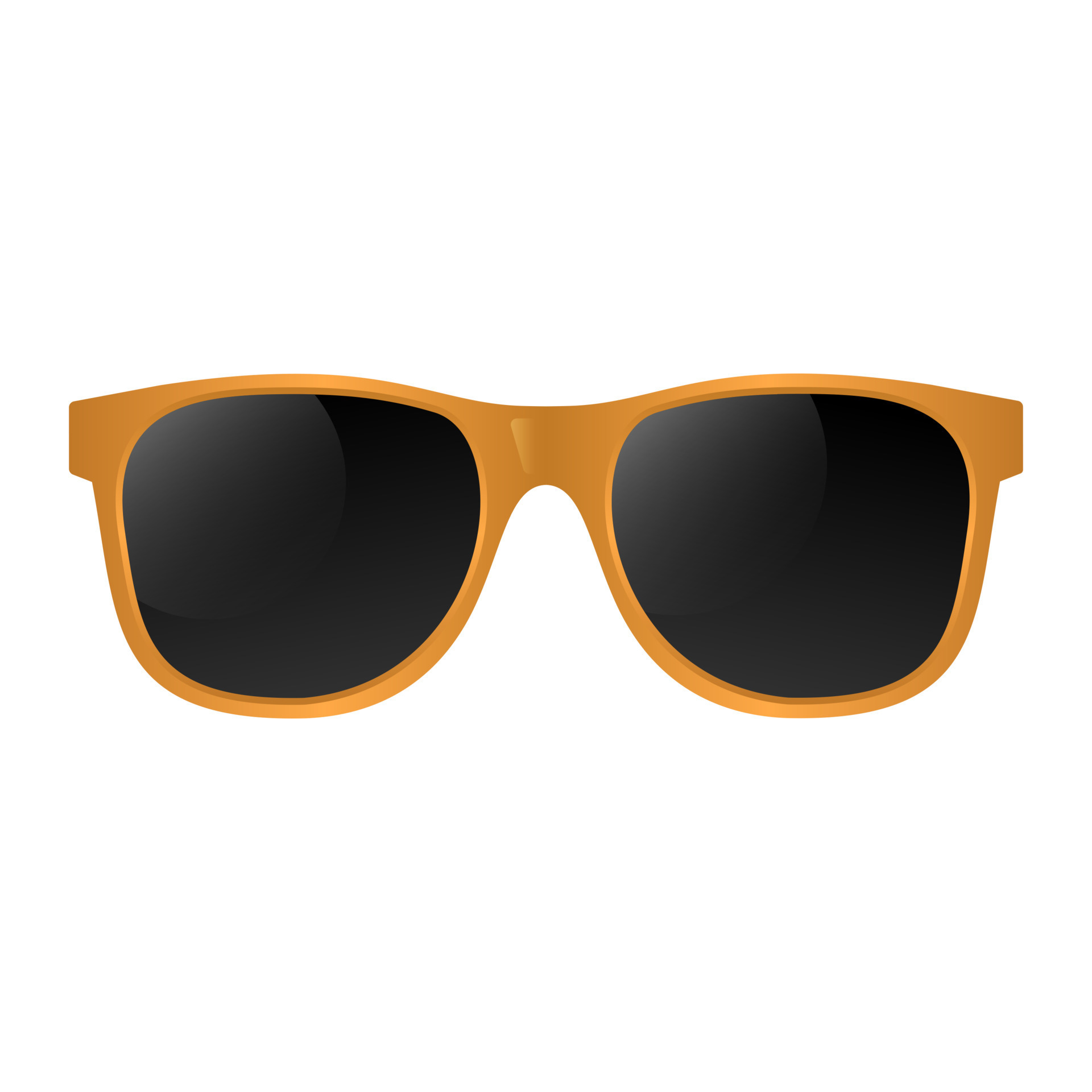 Cool Sunglasses Isolated On White Background Front View 22122211 Vector Art At Vecteezy