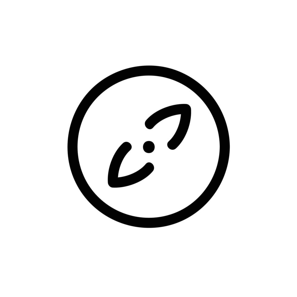 Web browser Icon, Outline style, isolated on white Background. 22123564 ...