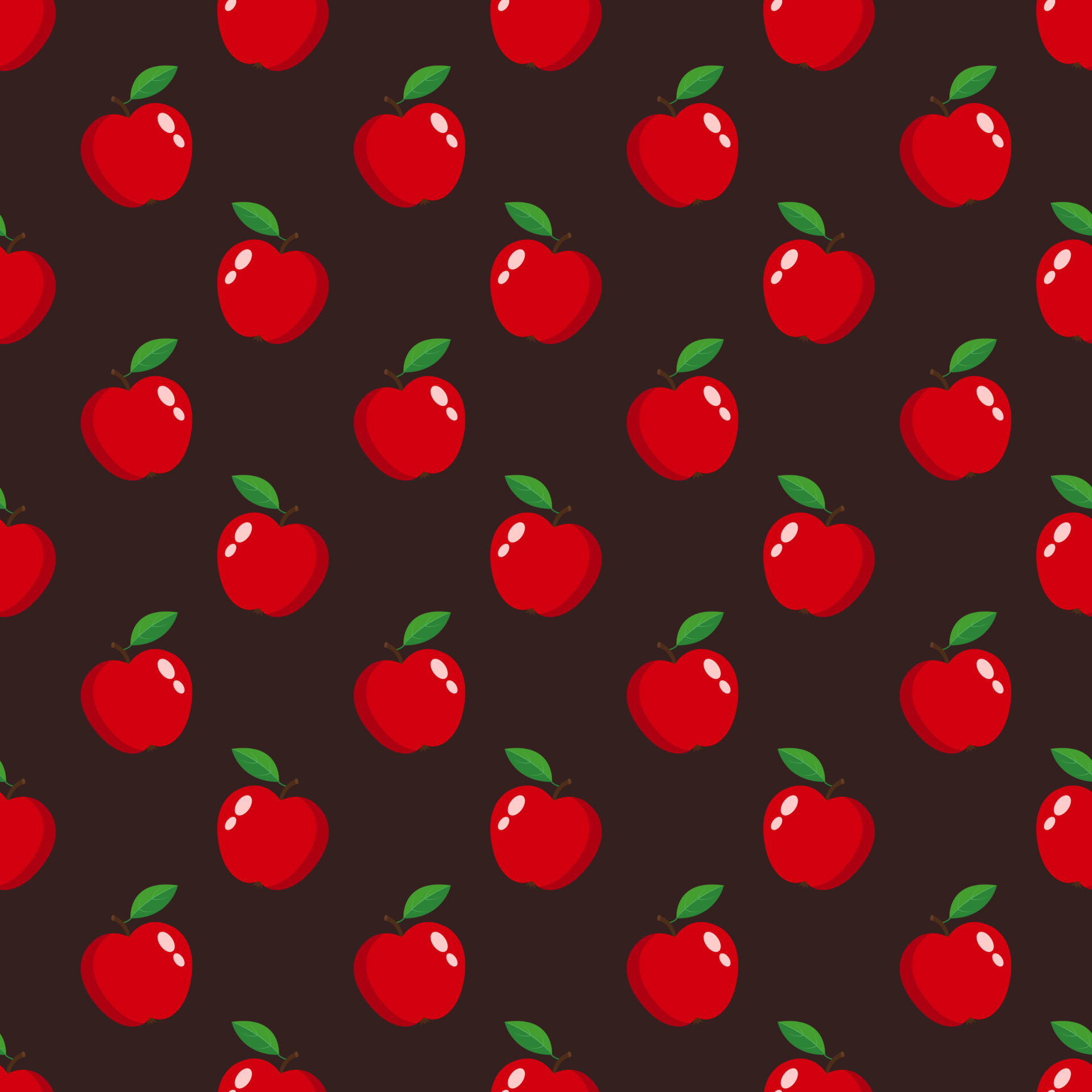 Vector red apples seamless pattern on red background. 22130211 Vector ... Vector red apples seamless pattern on red background. 22130211 Vector ...