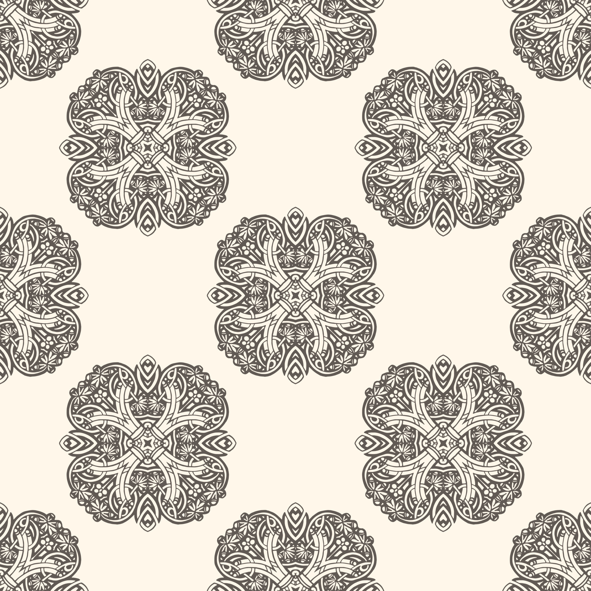 Damask vector seamless pattern element. 22130477 Vector Art at Vecteezy