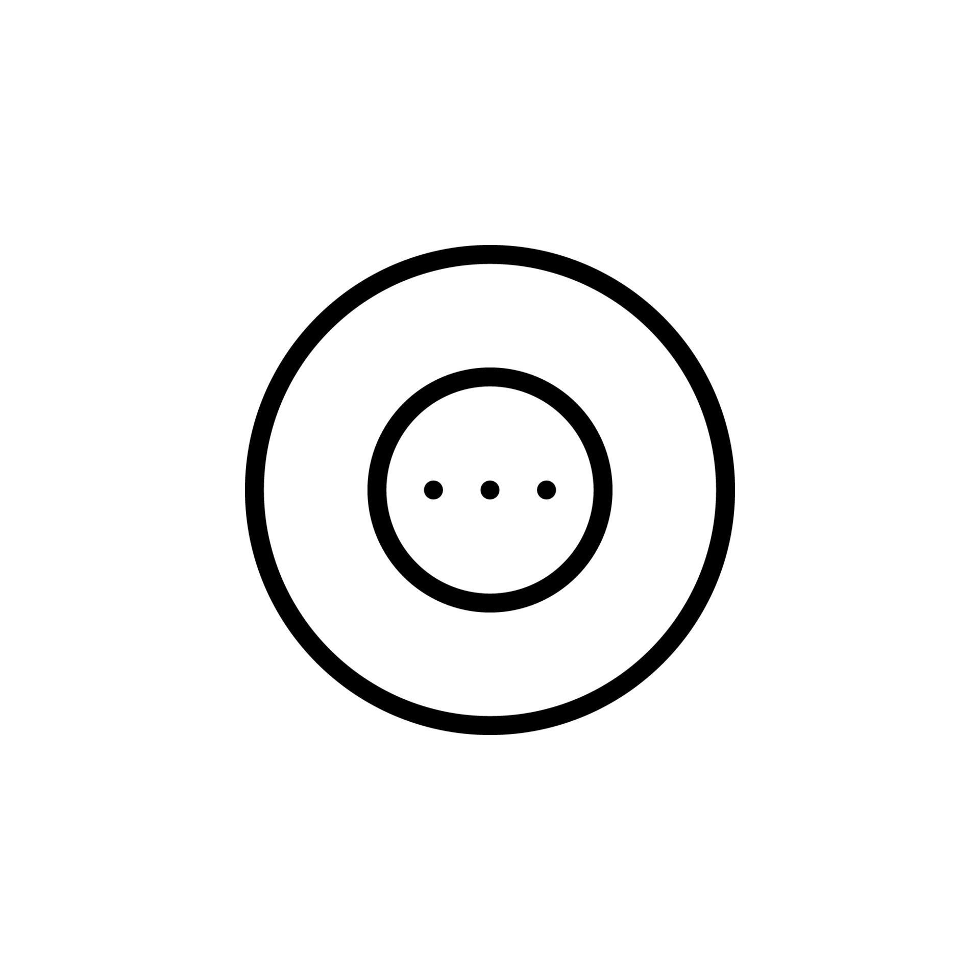three dots menu icon vector. perfect for multimedia player interface ...