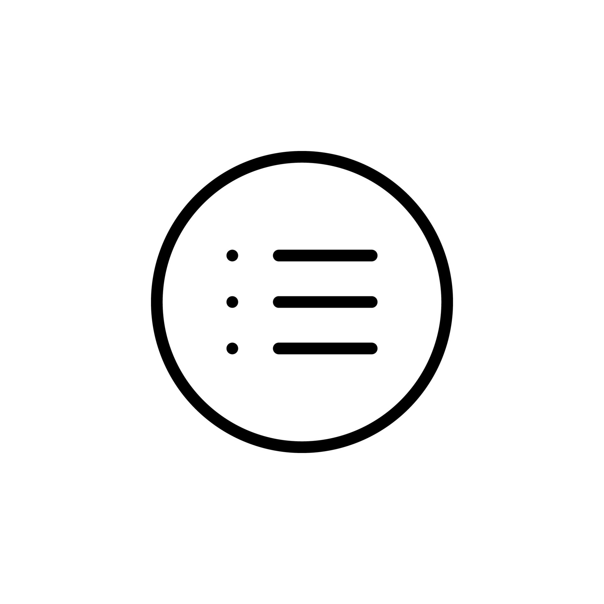 Three Lines Menu Icon Vector Perfect For Multimedia Player Interface