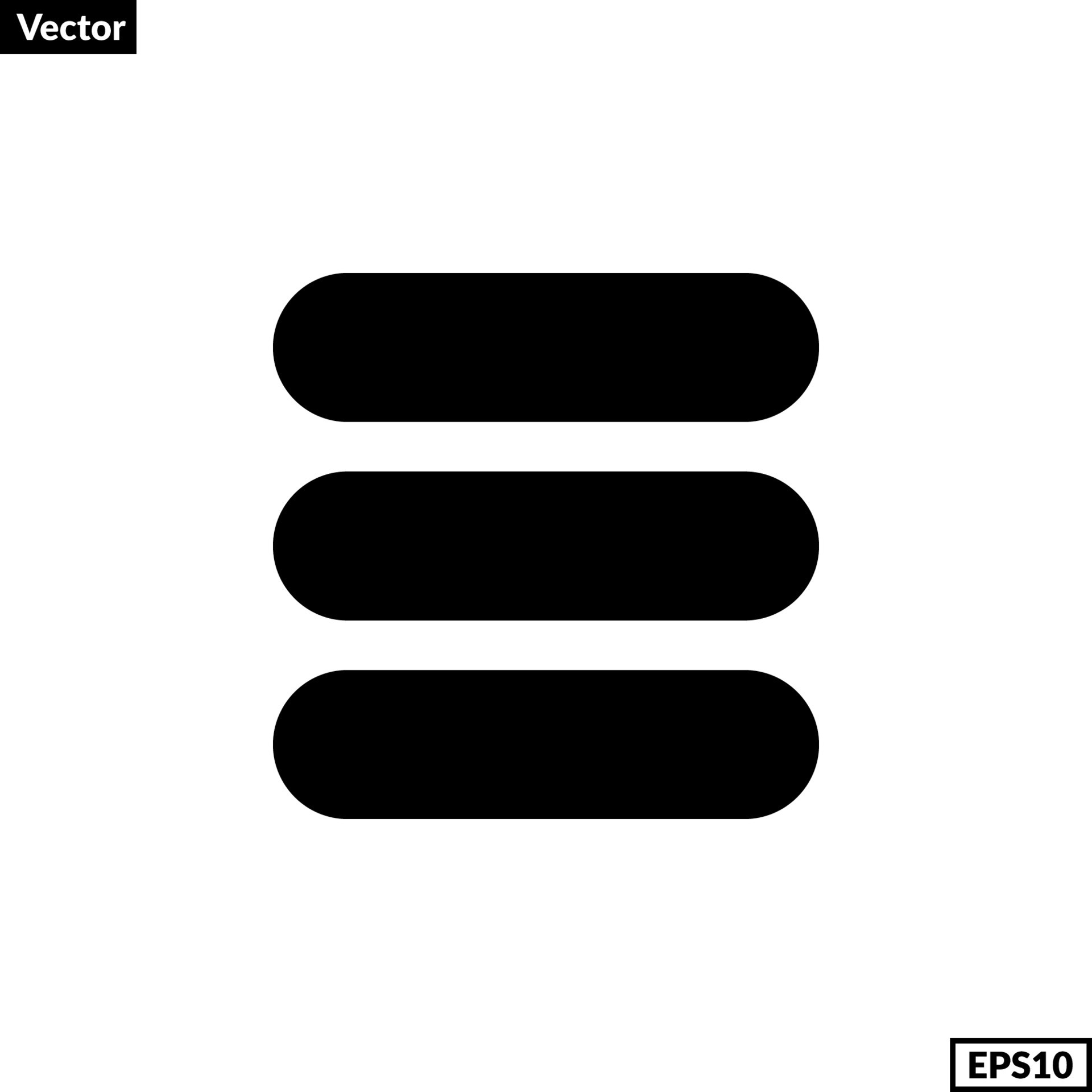 List view icon vector for any purposes 22133692 Vector Art at Vecteezy
