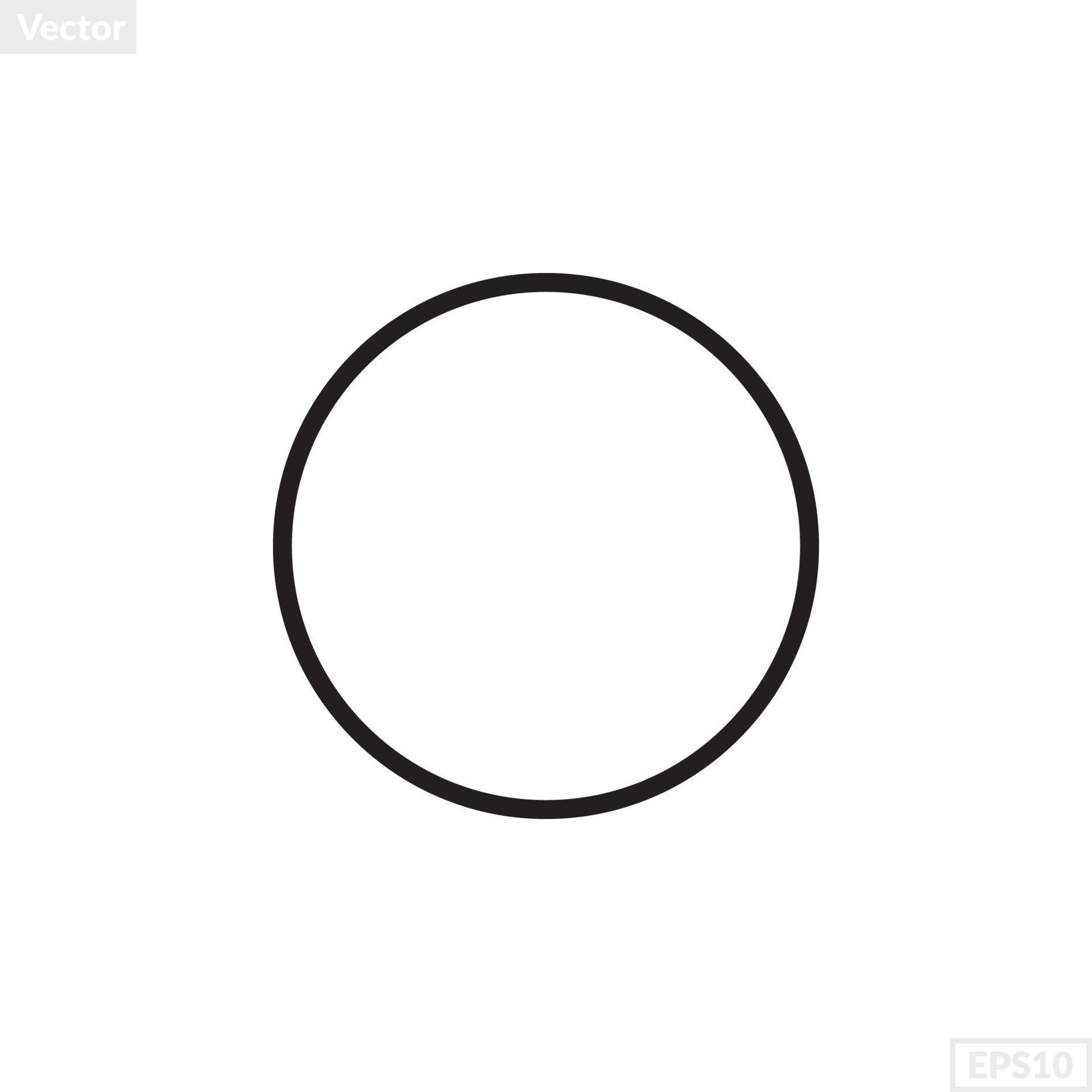 circle shape illustration vector graphic 22134130 Vector Art at Vecteezy
