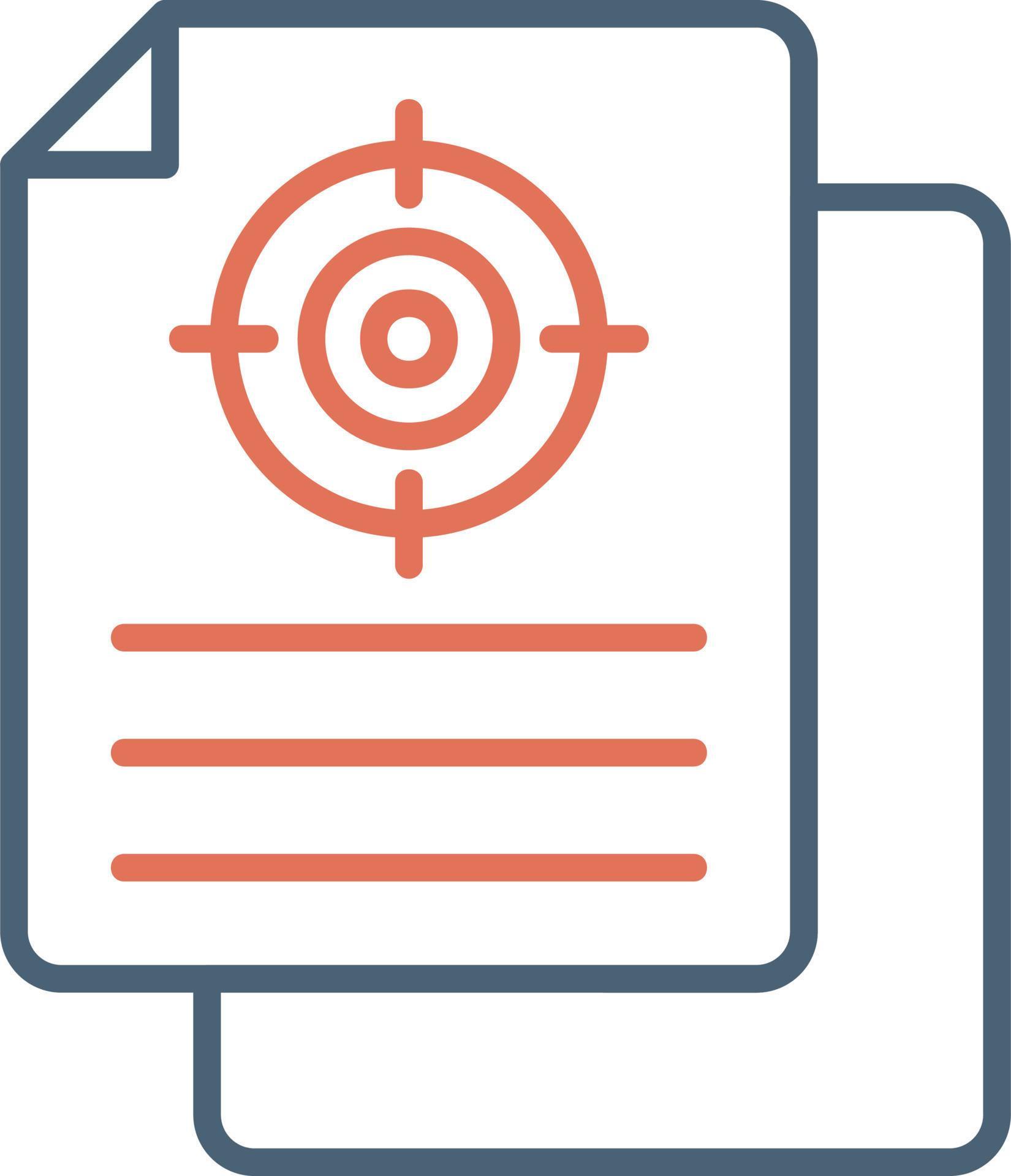 Objective vector icon 22136307 Vector Art at Vecteezy