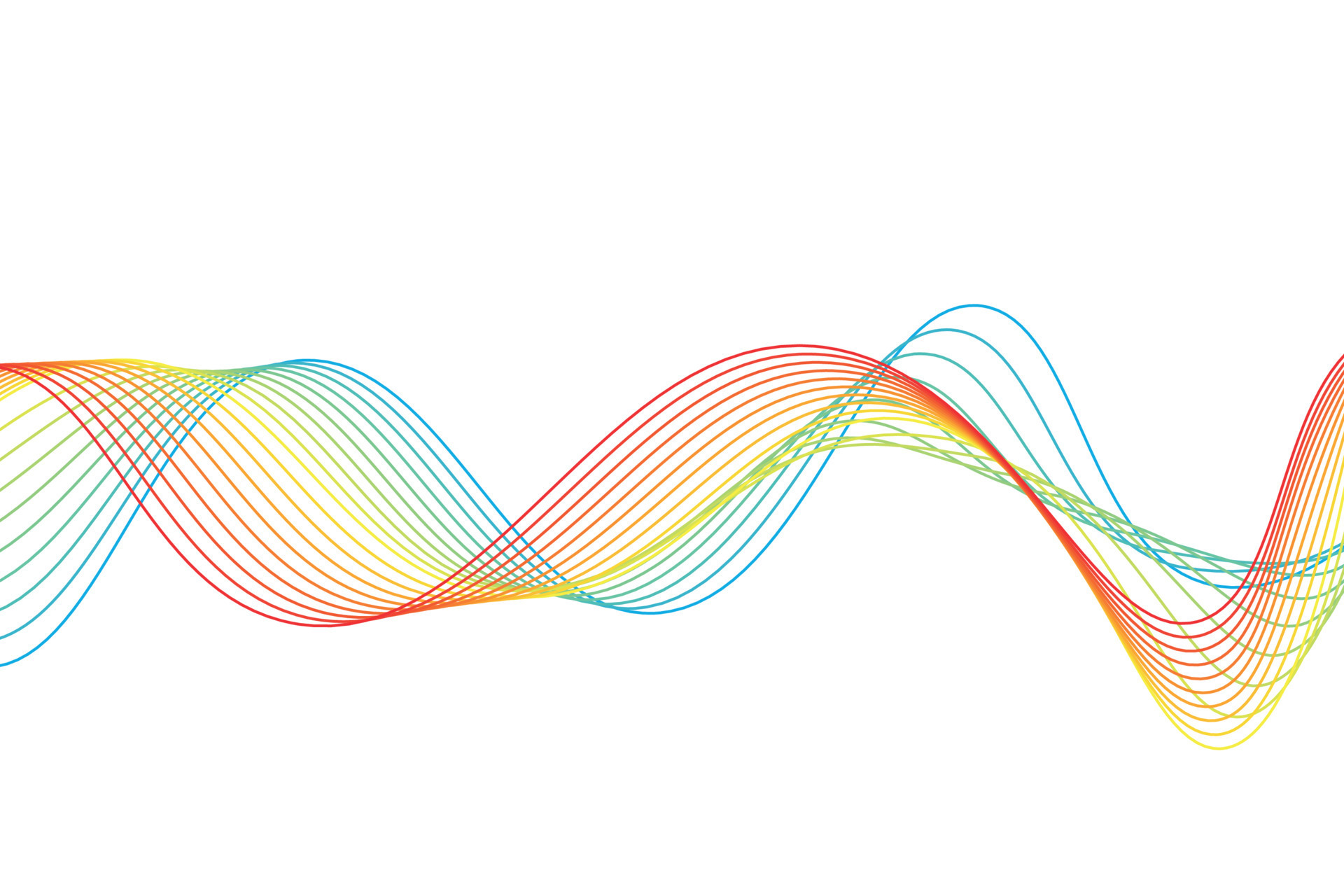 Colorful Gradient Wave Line Fluid Abstract Background Suitable For Landing Page And Computer