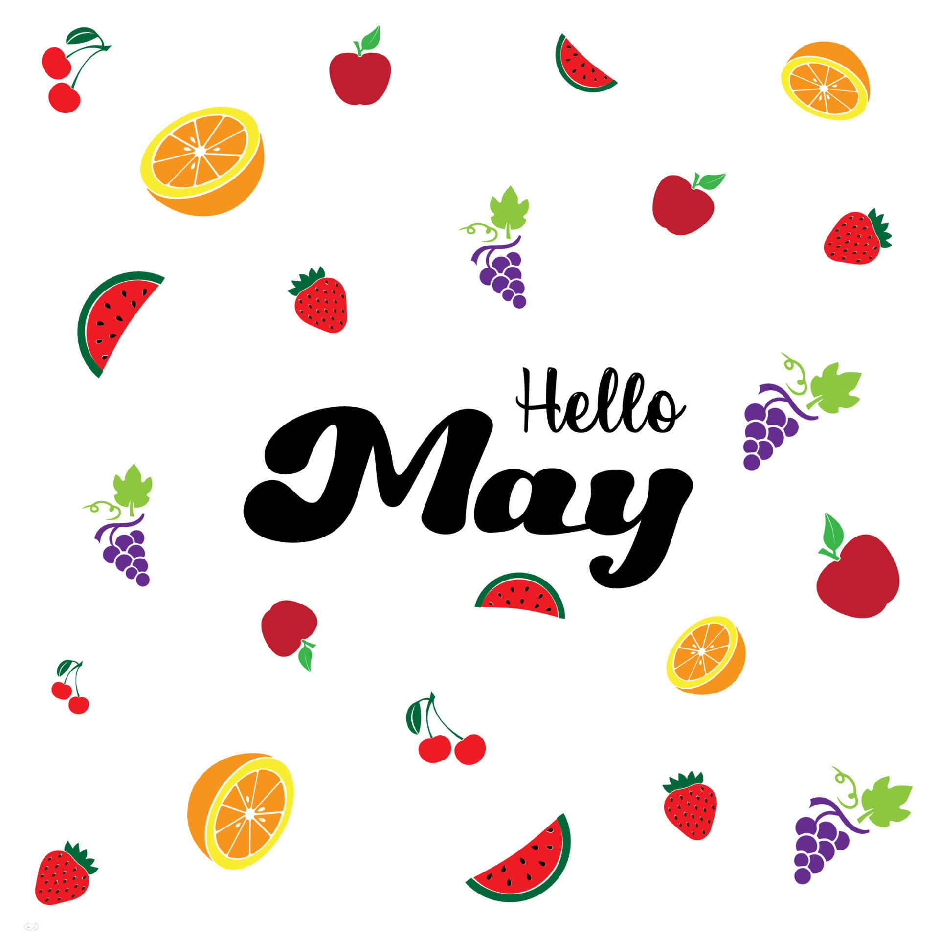 hello may lettering vector. suitable for card, banner or poster ... hello may lettering vector. suitable for card, banner or poster ...