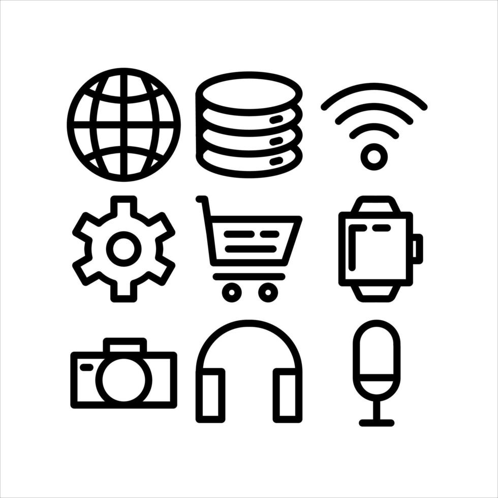 technology icon set 22144188 Vector Art at Vecteezy technology icon set 22144188 Vector Art at Vecteezy