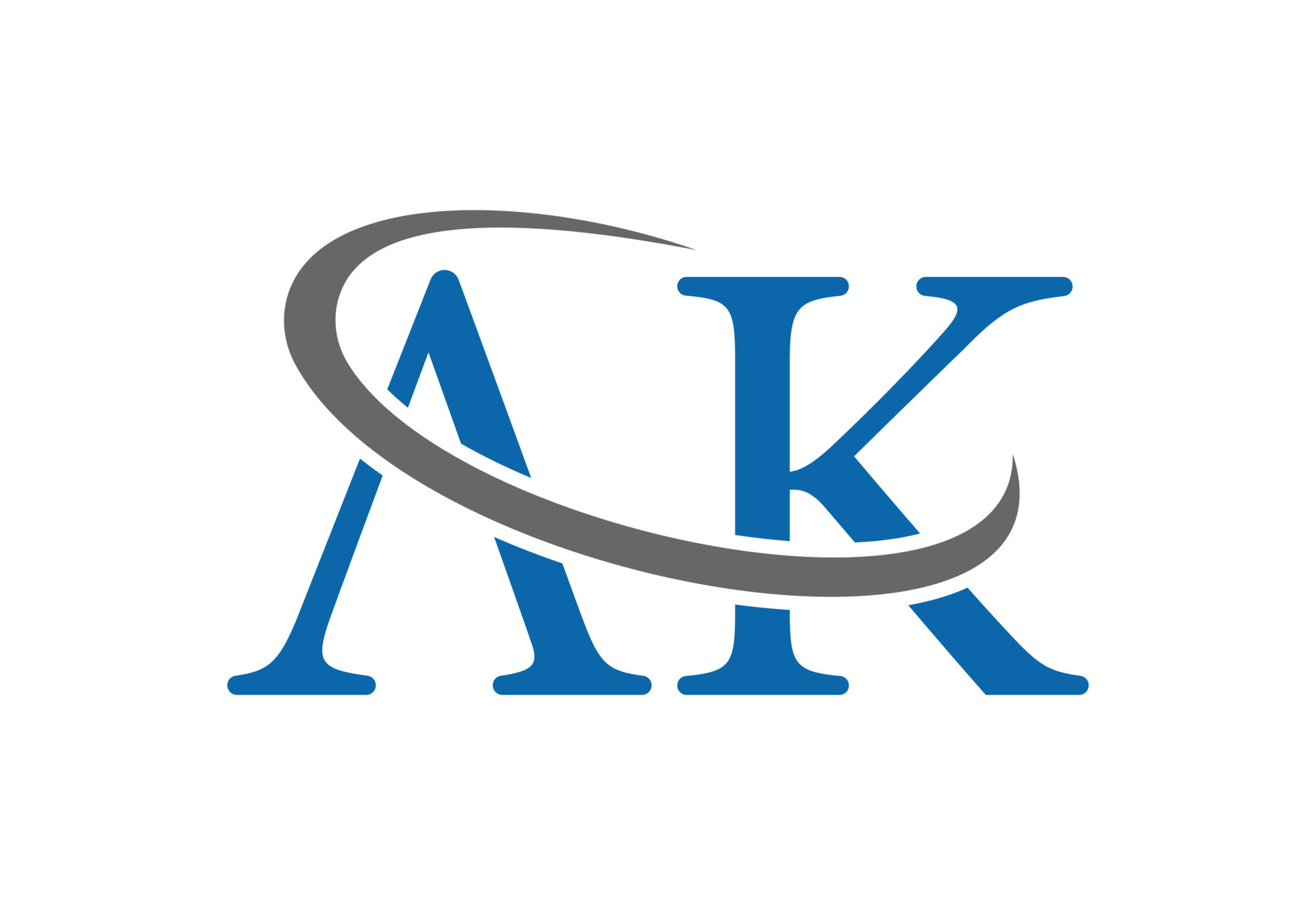 Initial AK Letter logo design, Vector design concept 22151742 Vector ... Initial AK Letter logo design, Vector design concept 22151742 Vector ...