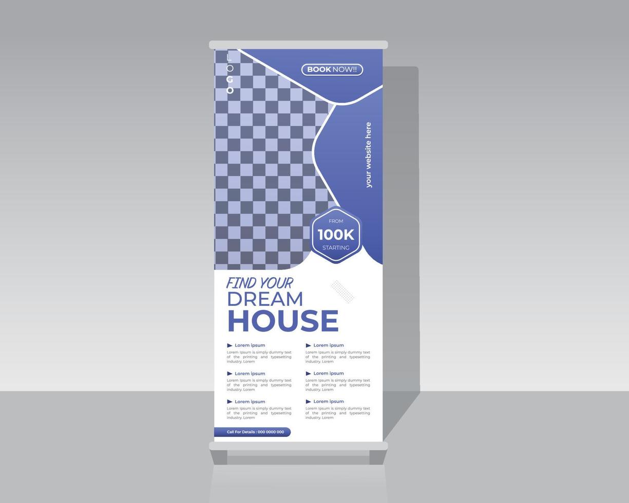 Real Estate Roll Up Banner 22154383 Vector Art at Vecteezy Real Estate Roll Up Banner 22154383 Vector Art at Vecteezy