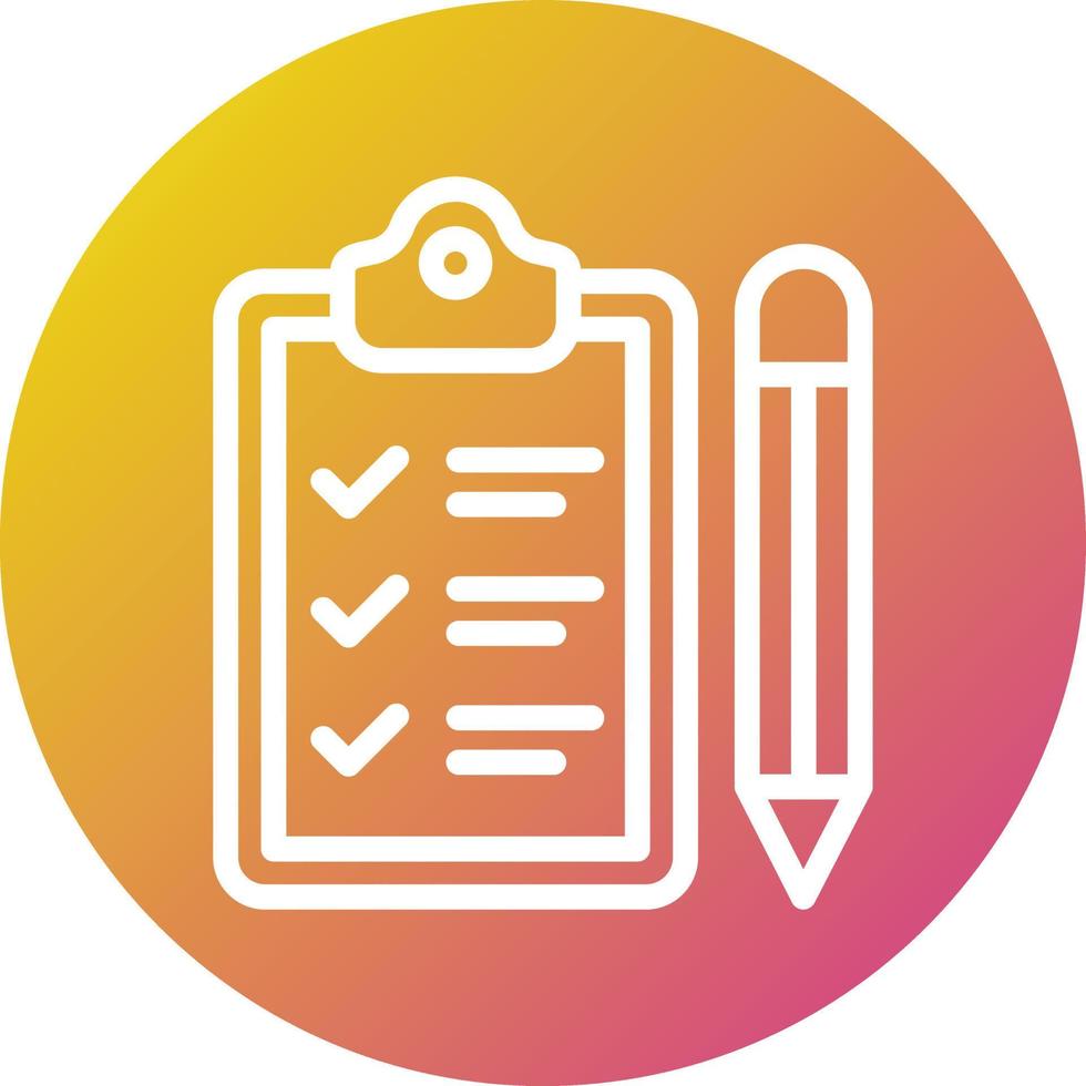 Checklist Vector Icon Design Illustration 22155496 Vector Art at Vecteezy