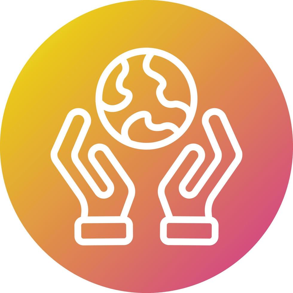 Save the World Vector Icon Design Illustration 22156029 Vector Art at ...