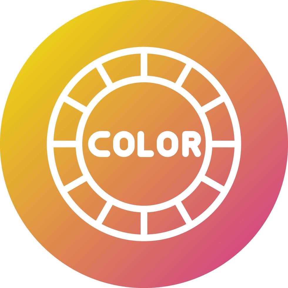 Color wheel Vector Icon Design Illustration 22156116 Vector Art at Vecteezy