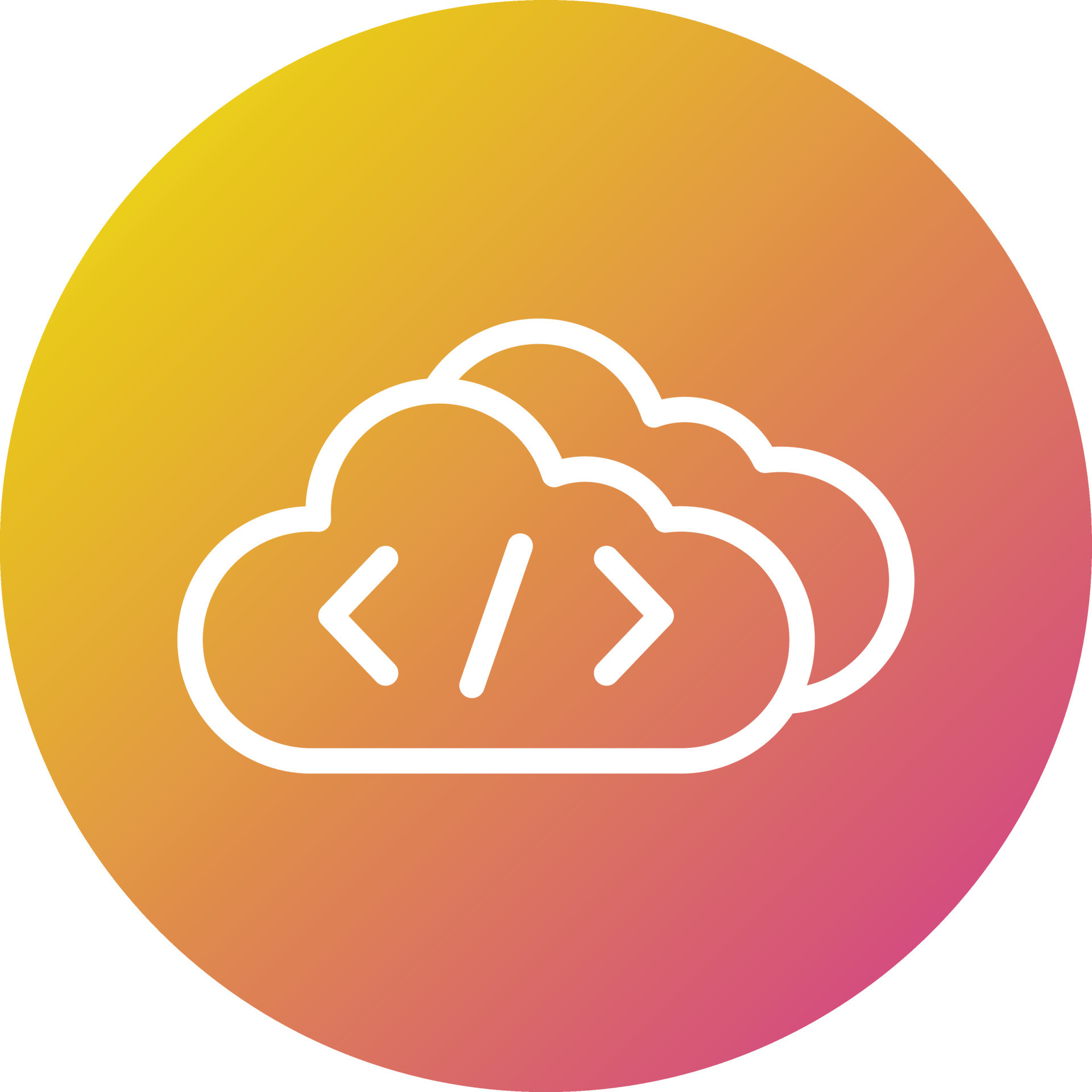 Cloud coding Vector Icon Design Illustration 22157725 Vector Art at ...