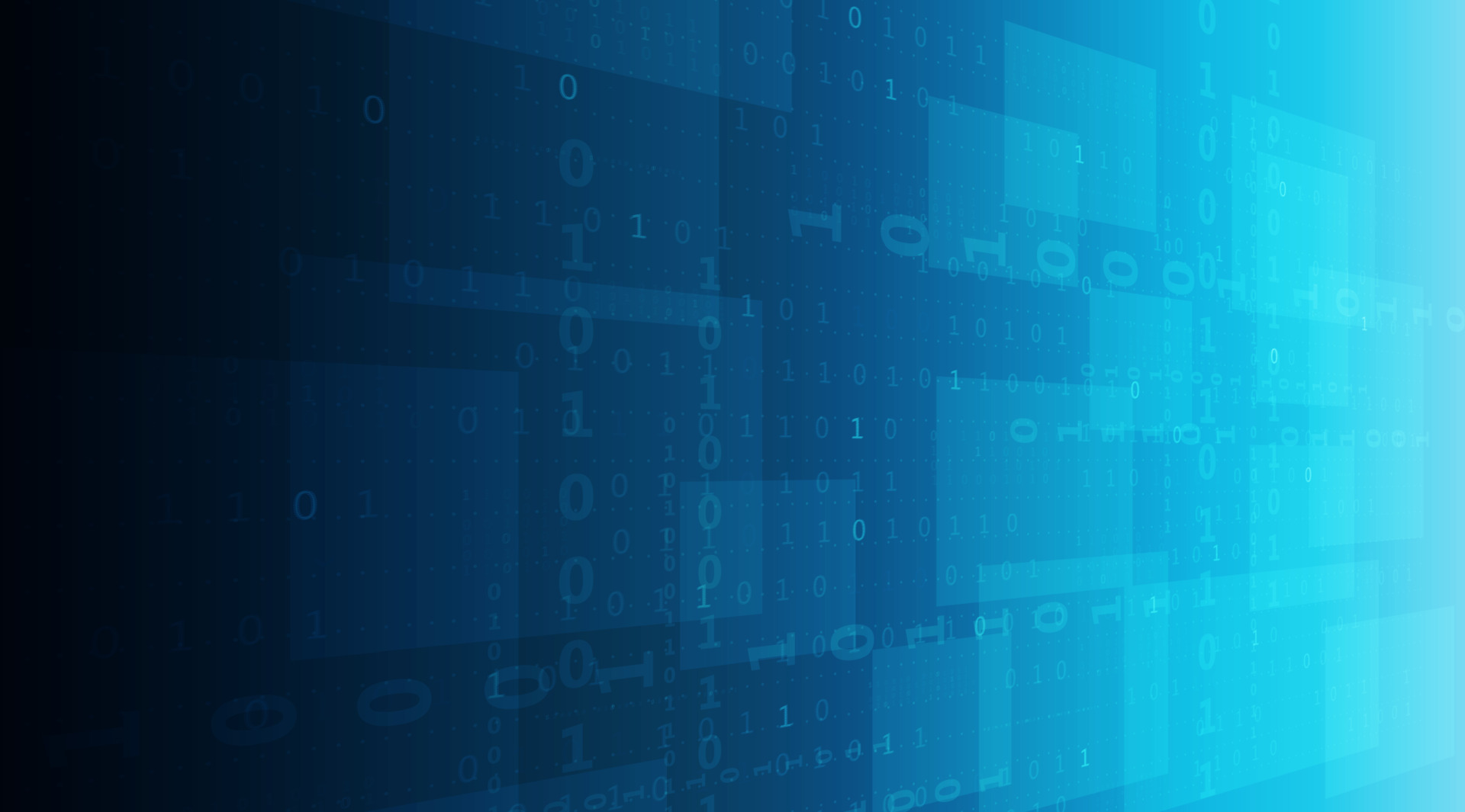 Composition Of Binary Coding Processing Over Blue Background Online Cyber Security Concept