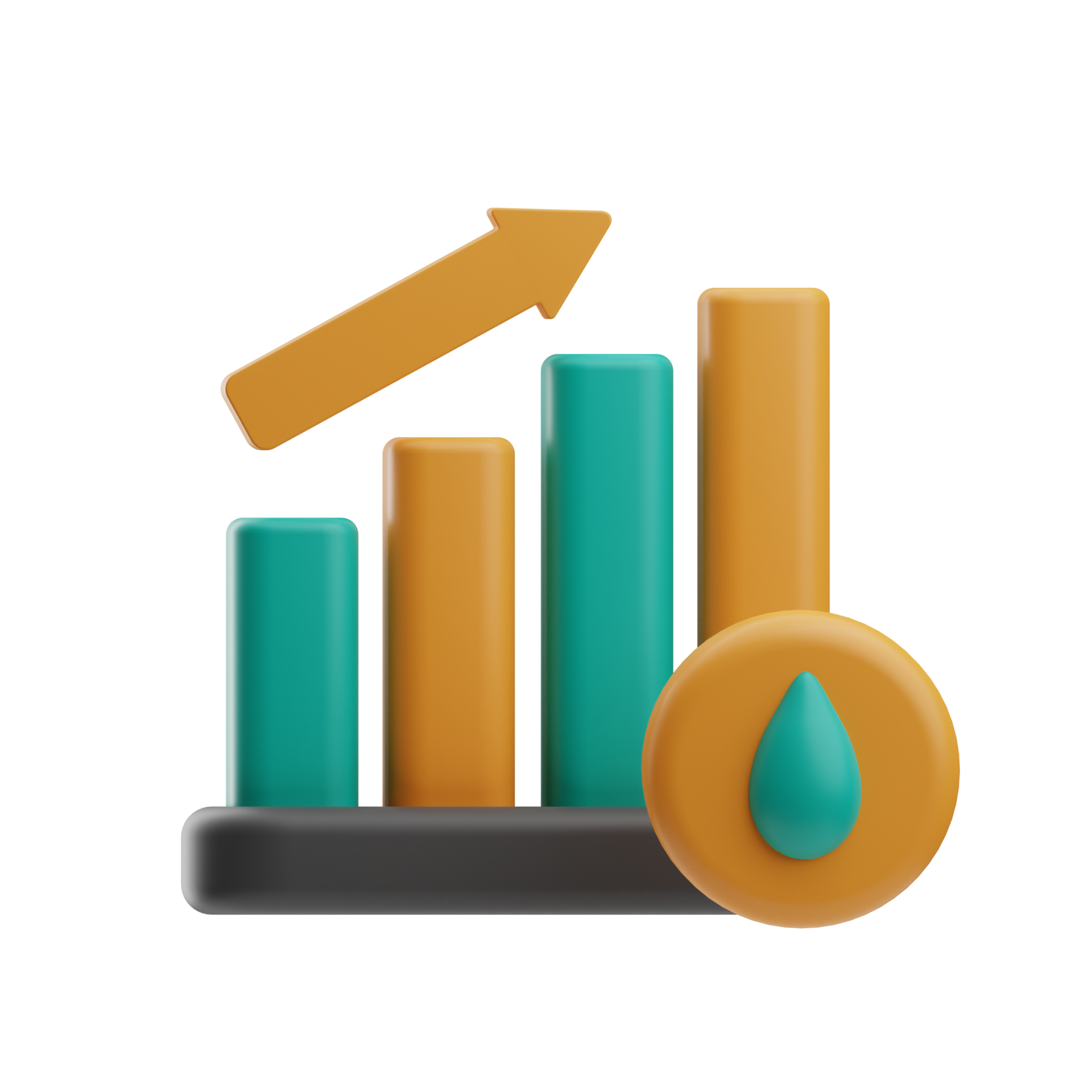 3D Illustration Industry Growth 22159649 PNG 3d-illustration-industry-growth-22159649-png