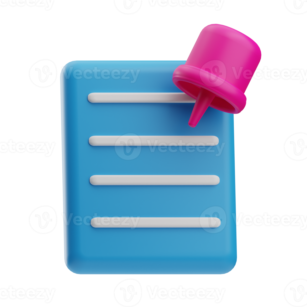 UI Icon, Paper Pin, 3D Rendering 22159651 PNG UI Icon, Paper Pin, 3D Rendering 22159651 PNG