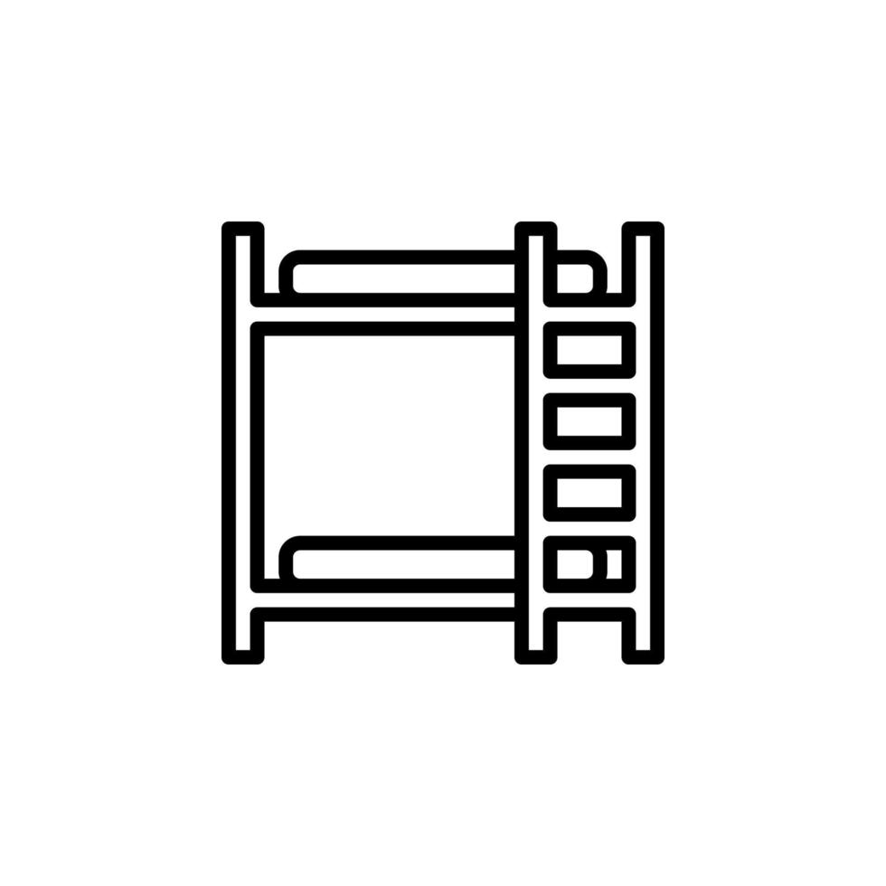 Bunk Bed Icon 22166556 Vector Art At Vecteezy