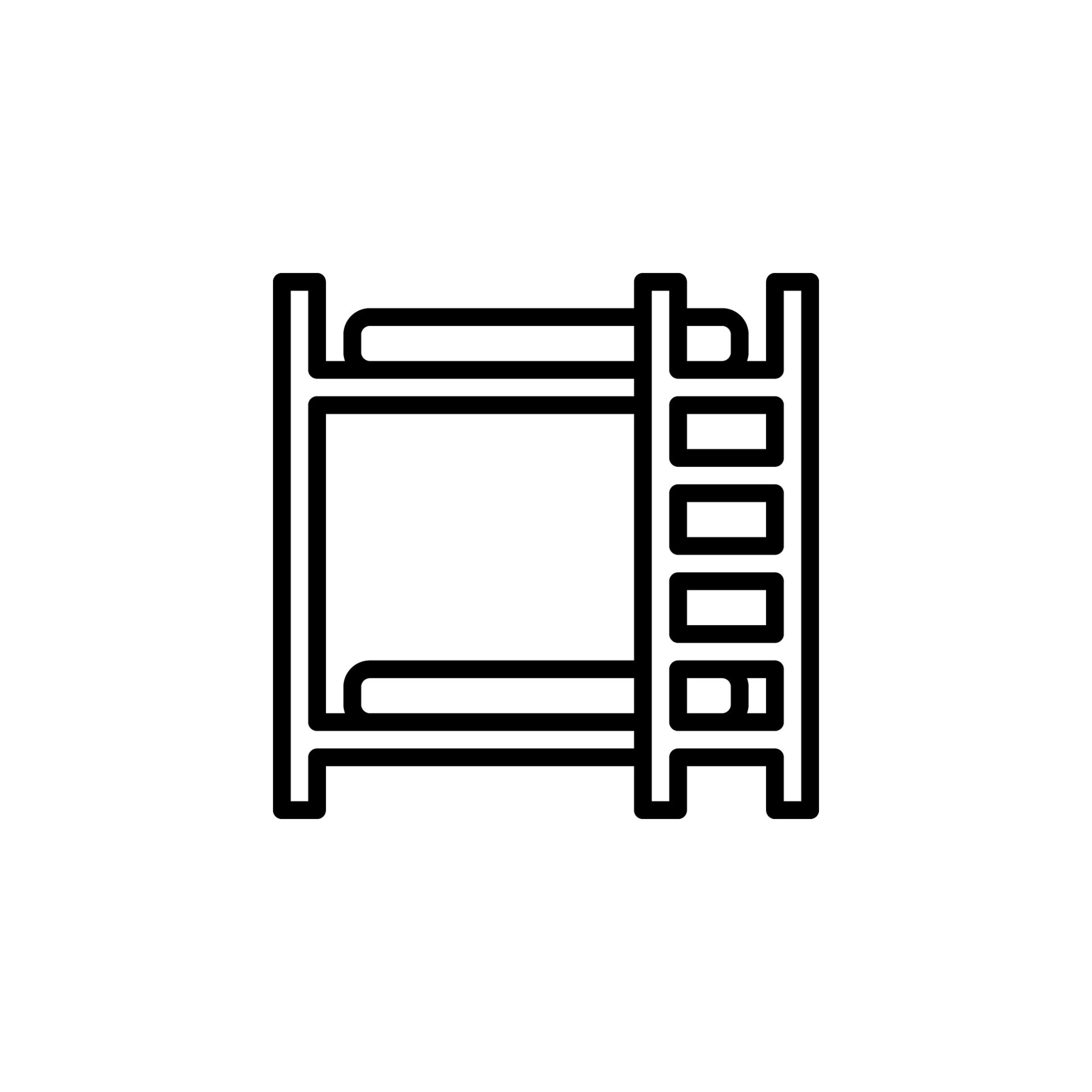 Bunk Bed Icon 22166556 Vector Art At Vecteezy