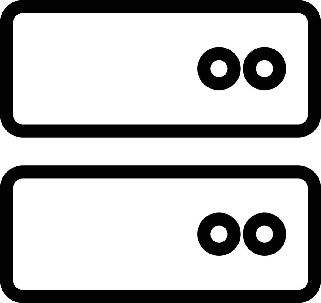 Server icon vector isolated on white background . Data server sign ...