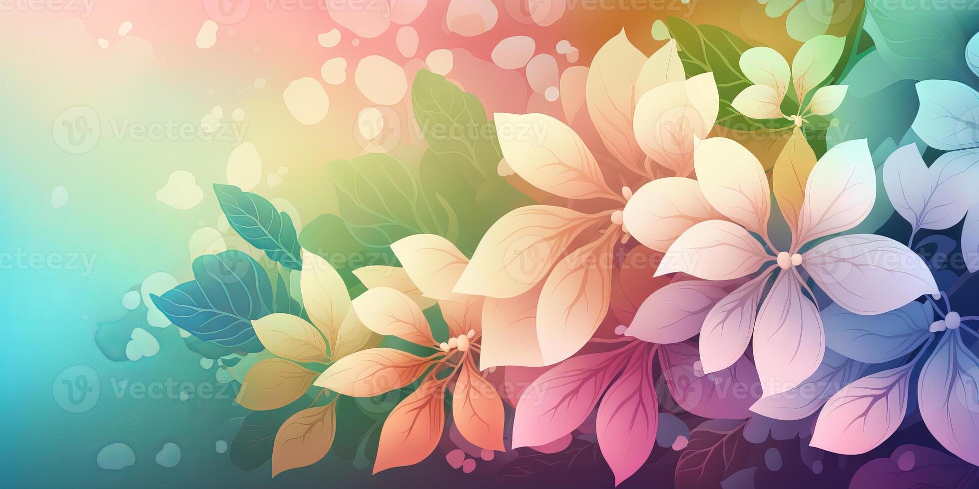 Gradient spring floral background 22169873 Stock Photo at Vecteezy
