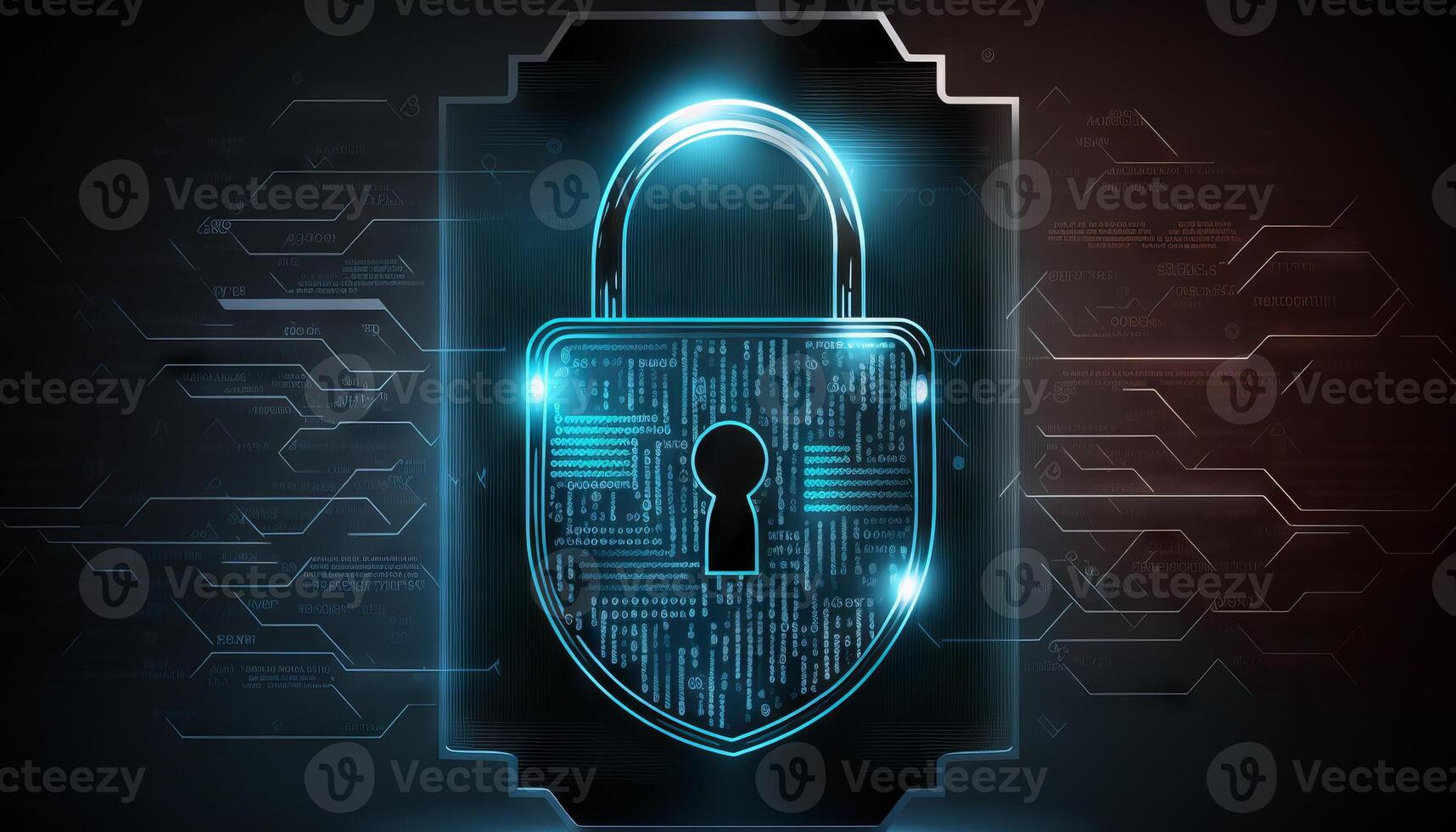 Cyber security.Digital padlock icon 22170009 Stock Photo at Vecteezy