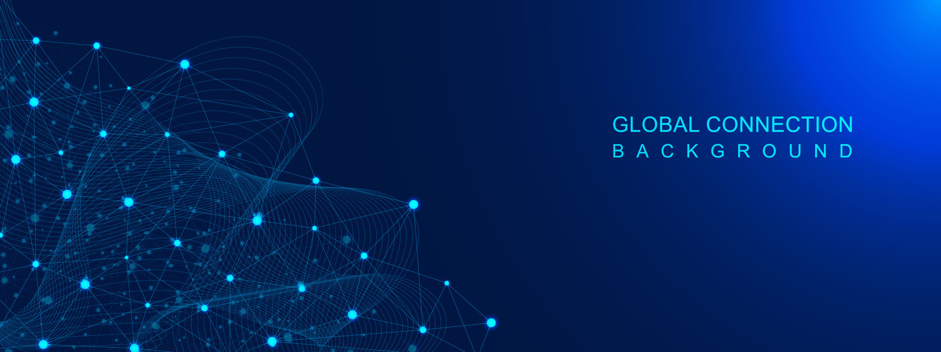 Global Network Connection Background Social Network Communication Big