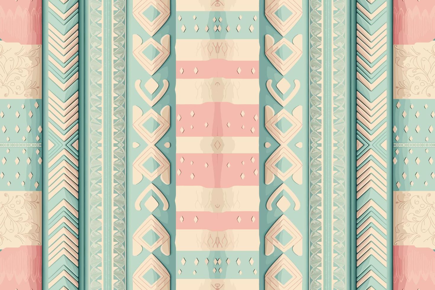 Simple Boho Patterns Pastel Background Abstract Minimal Seamless Pattern Geometric Graphic Line