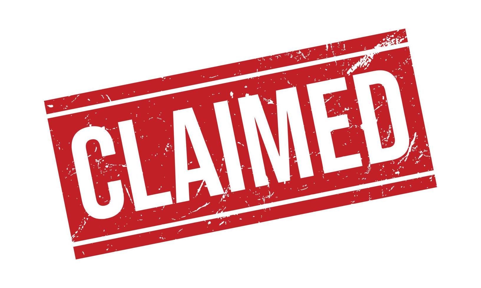 Claimed Rubber Stamp. Claimed Rubber Grunge Stamp Seal Vector ... Claimed Rubber Stamp. Claimed Rubber Grunge Stamp Seal Vector ...