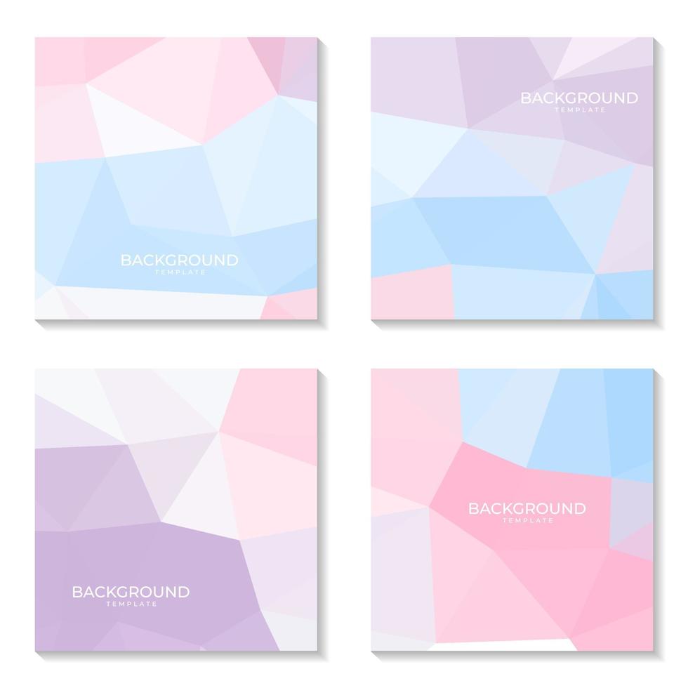 set of abstract colorful template background. vector illustration. lowpoly design. 22173754 ...