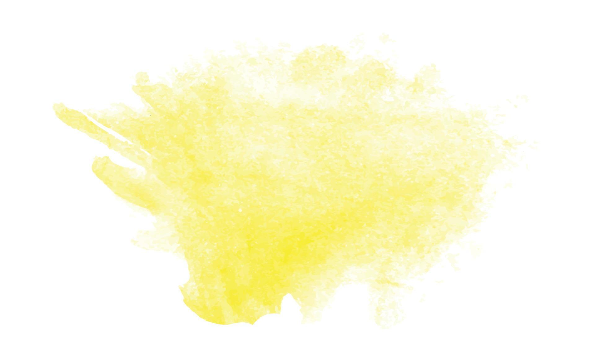 Yellow watercolor splash. Abstract watercolor splatter design ...