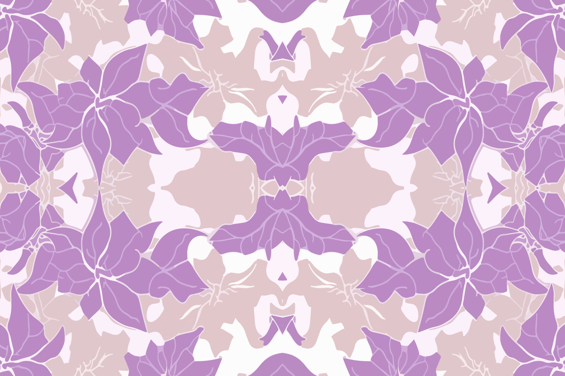 Floral Seamless Pattern Light Pink Tone Background Abstract Graphic