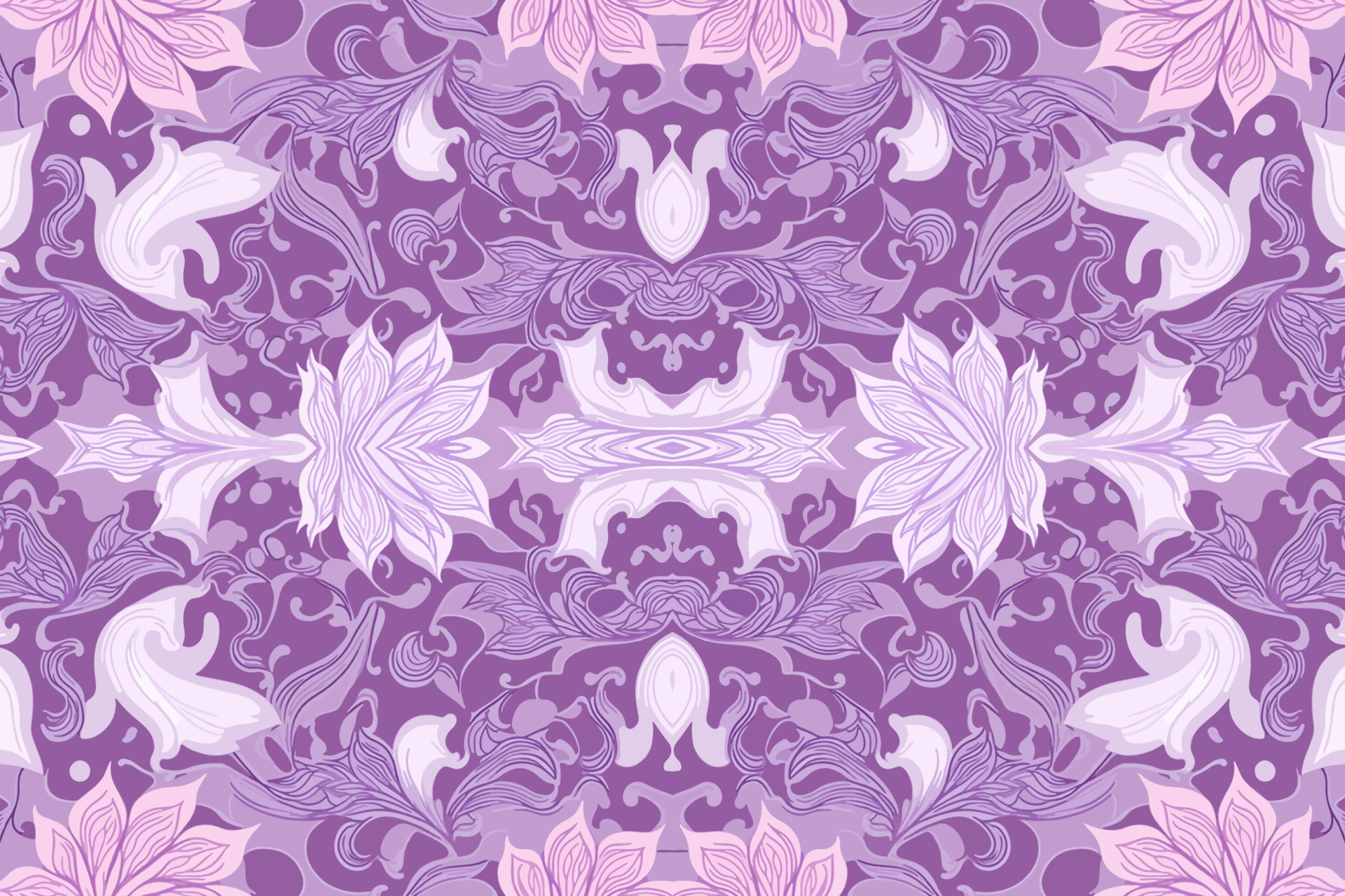 Floral Seamless Pattern Light Pink Tone Background Abstract Graphic