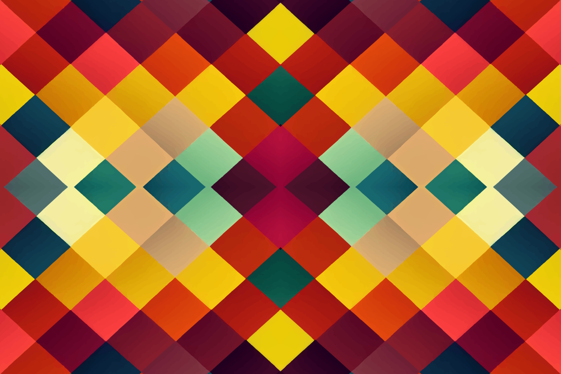 Geometric Diamonds Tripes Pattern Bright Background Abstract Graphic