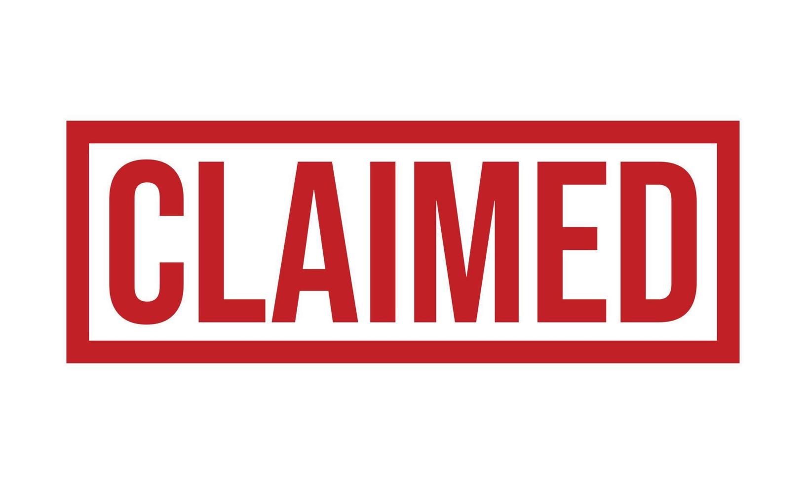 Claimed Rubber Stamp. Claimed Rubber Grunge Stamp Seal Vector ... Claimed Rubber Stamp. Claimed Rubber Grunge Stamp Seal Vector ...
