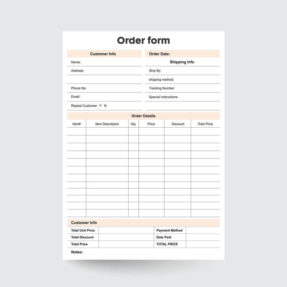 Order Tracker,Order History,Purchase Tracker,Order Form,Spending Tracker,Order Form Template ...
