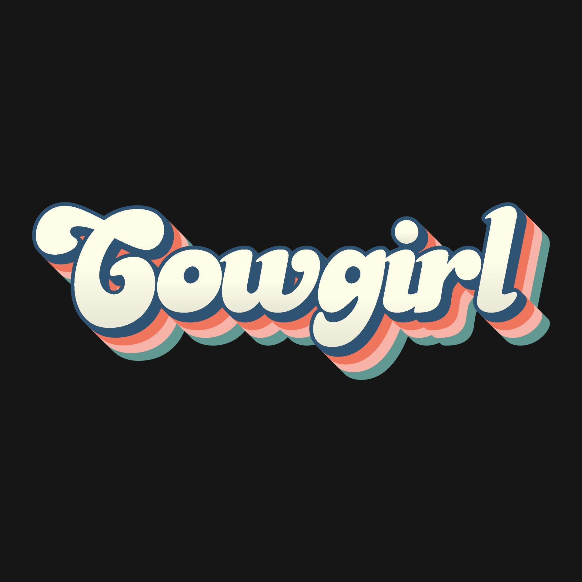Western Cowgirl Vector T Shirt Design 22176907 Vector Art At Vecteezy