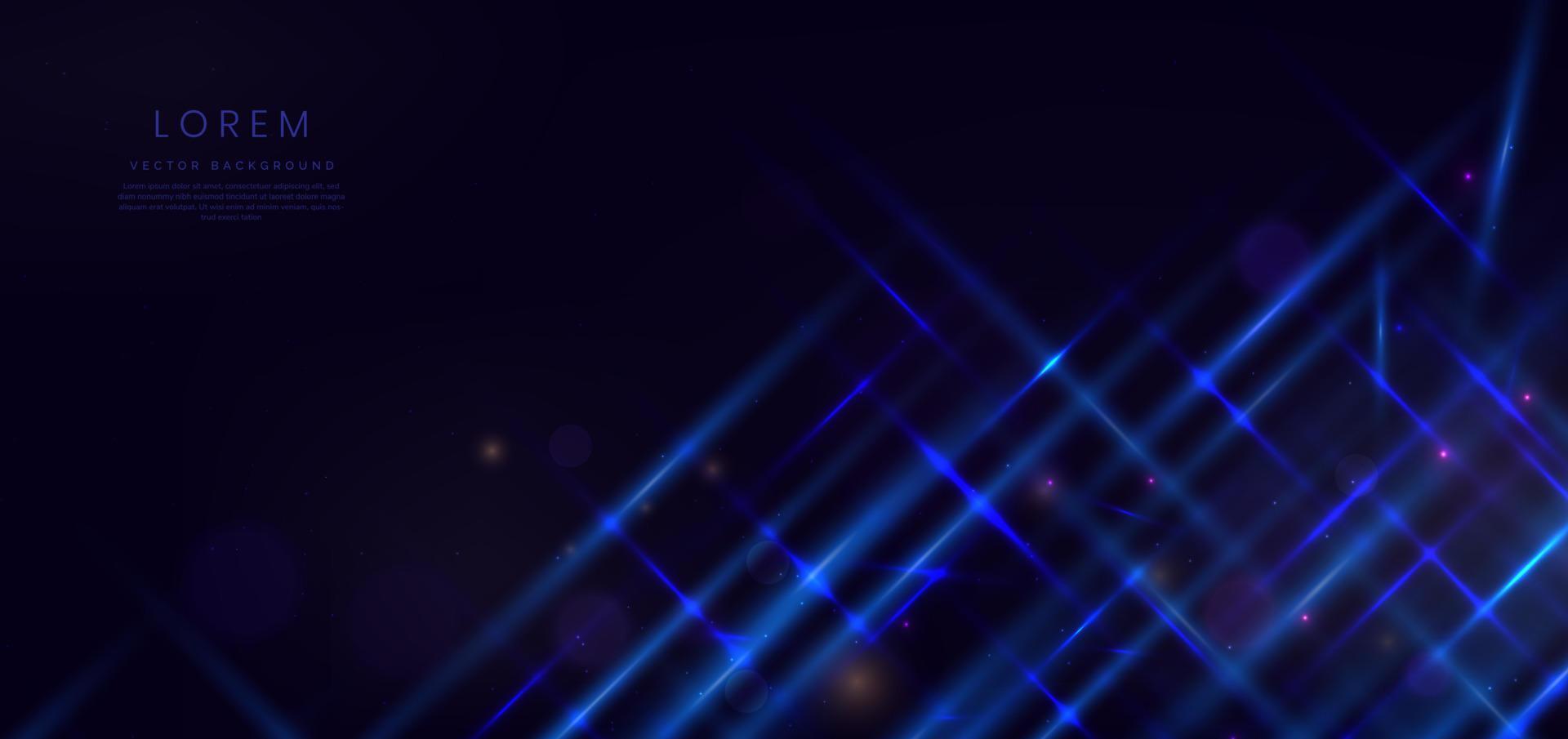 Abstract technology futuristic glowing blue light diagonal lines with ... Abstract technology futuristic glowing blue light diagonal lines with ...