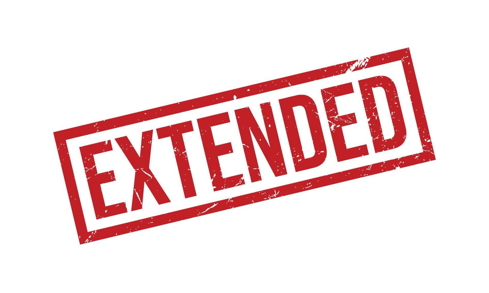 Extended Rubber Stamp. Extended Grunge Stamp Seal Vector Illustration ...