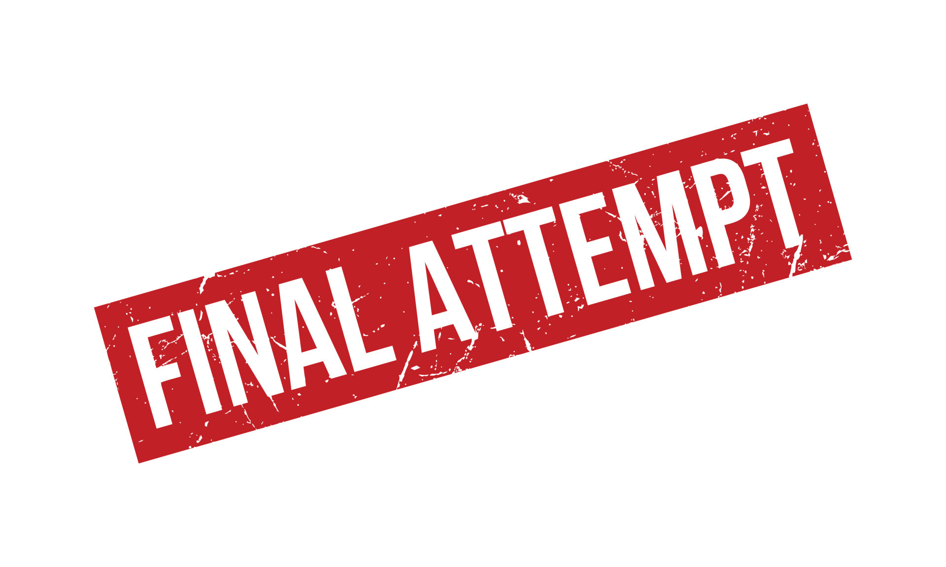 Final Attempt Rubber Grunge Stamp Seal Stock Vector 22180560 Vector Art ... Final Attempt Rubber Grunge Stamp Seal Stock Vector 22180560 Vector Art ...