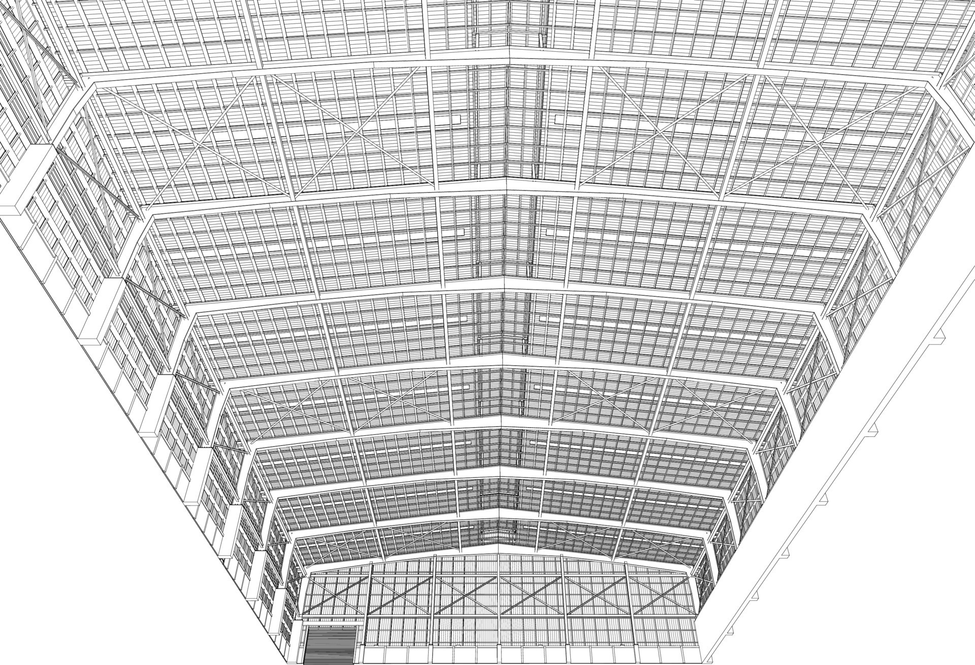 3D illustration of building structure 22181787 Vector Art at Vecteezy