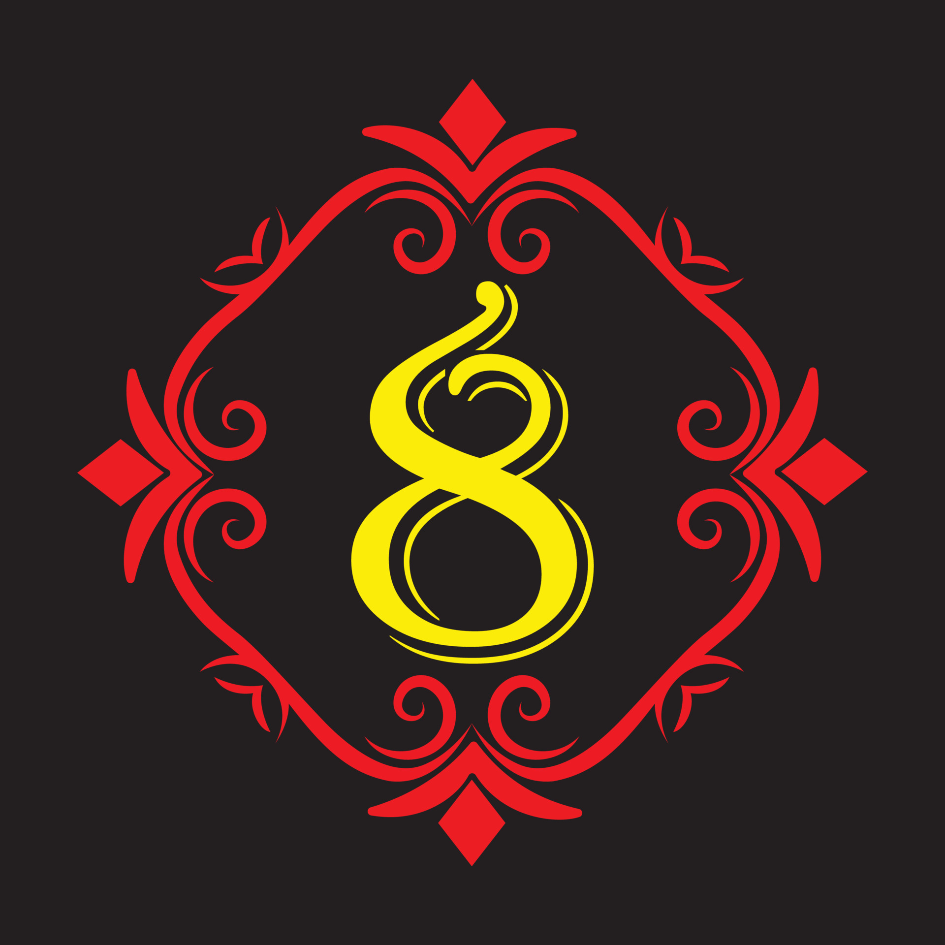 vector 8 number design 22181991 Vector Art at Vecteezy vector 8 number design 22181991 Vector Art at Vecteezy