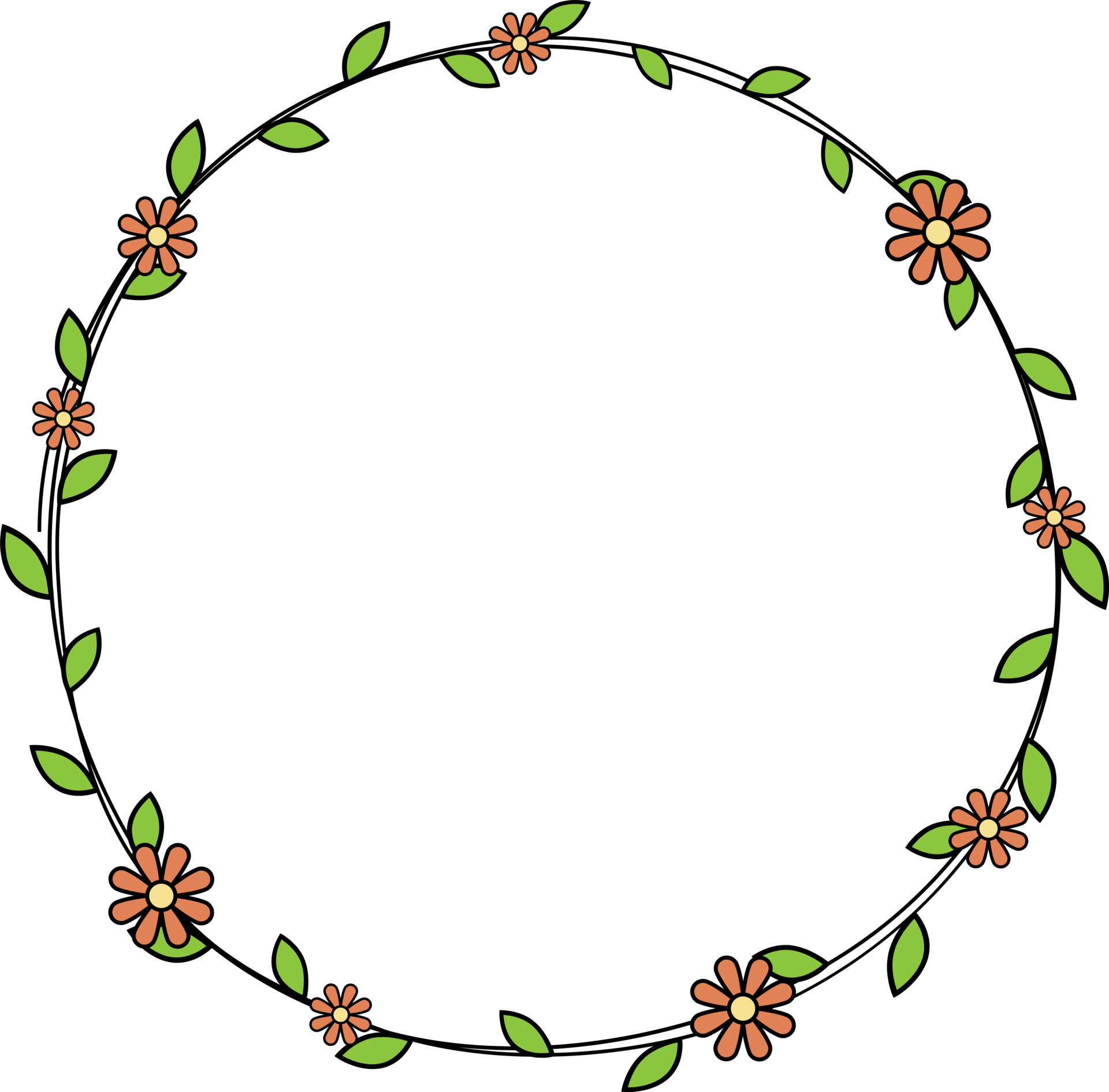 Frames Clip Art Free Images Flowers Png