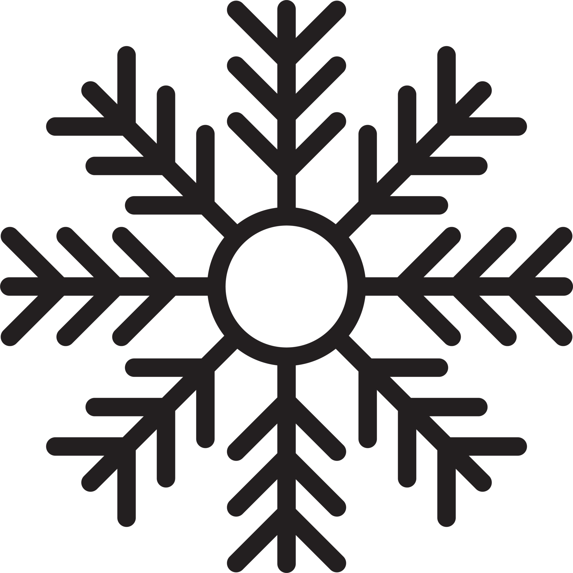 Snowflake Icon Clip Art 22188429 Png