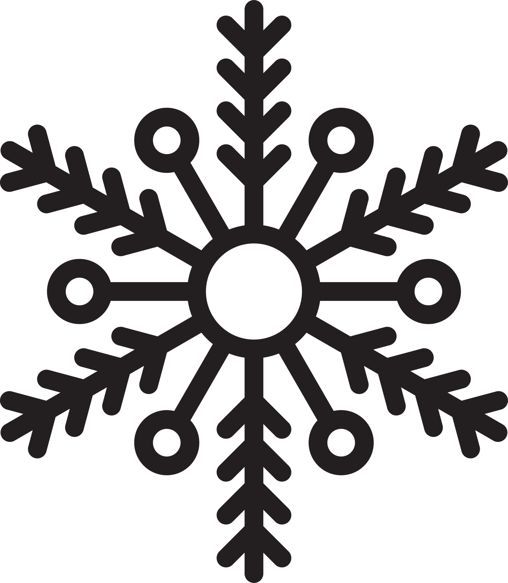 Snowflake Icon Clip Art 22188431 Png