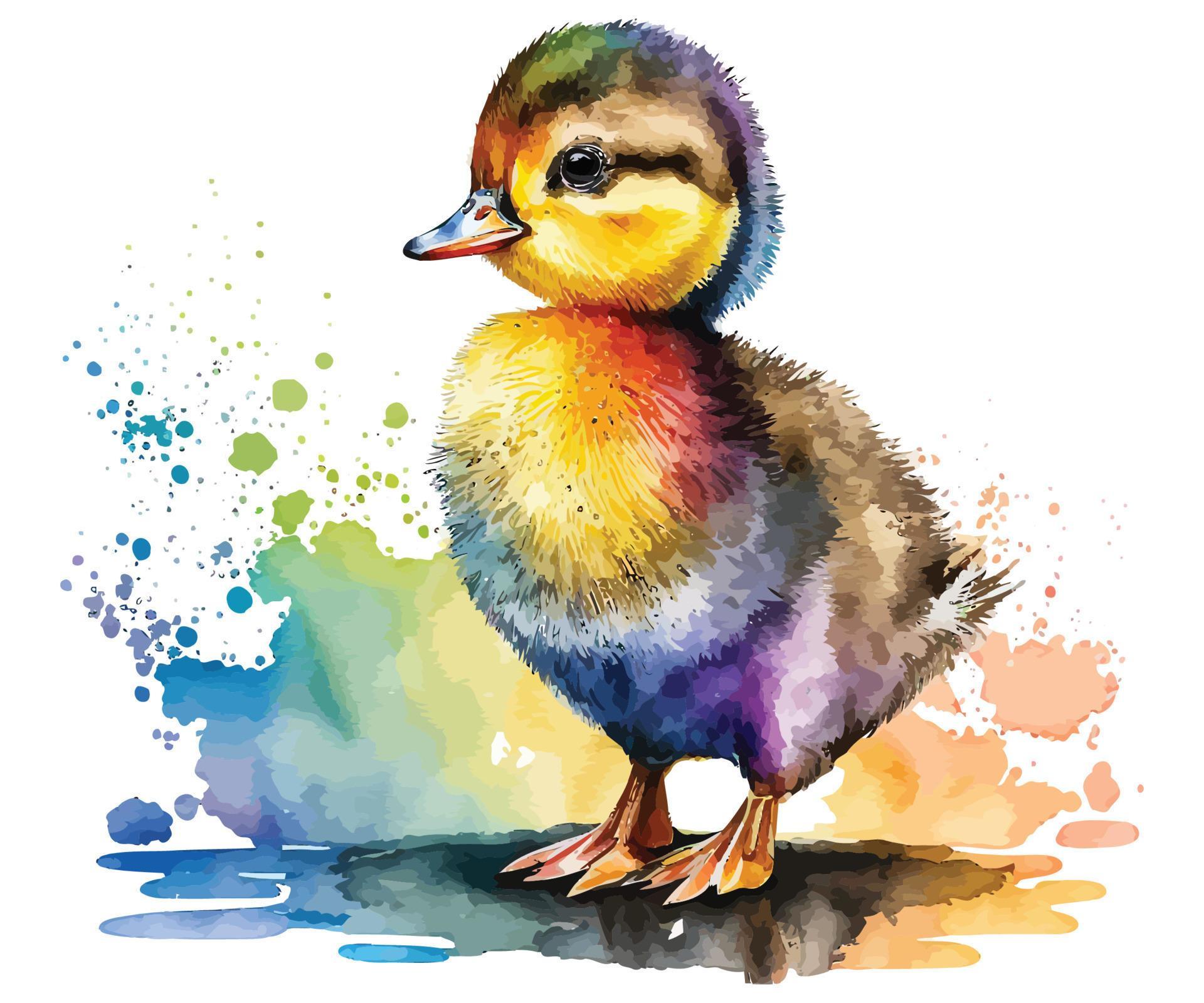 Cute Baby Duck Watercolor Clipart 22192248 Vector Art at Vecteezy Cute Baby Duck Watercolor Clipart 22192248 Vector Art at Vecteezy