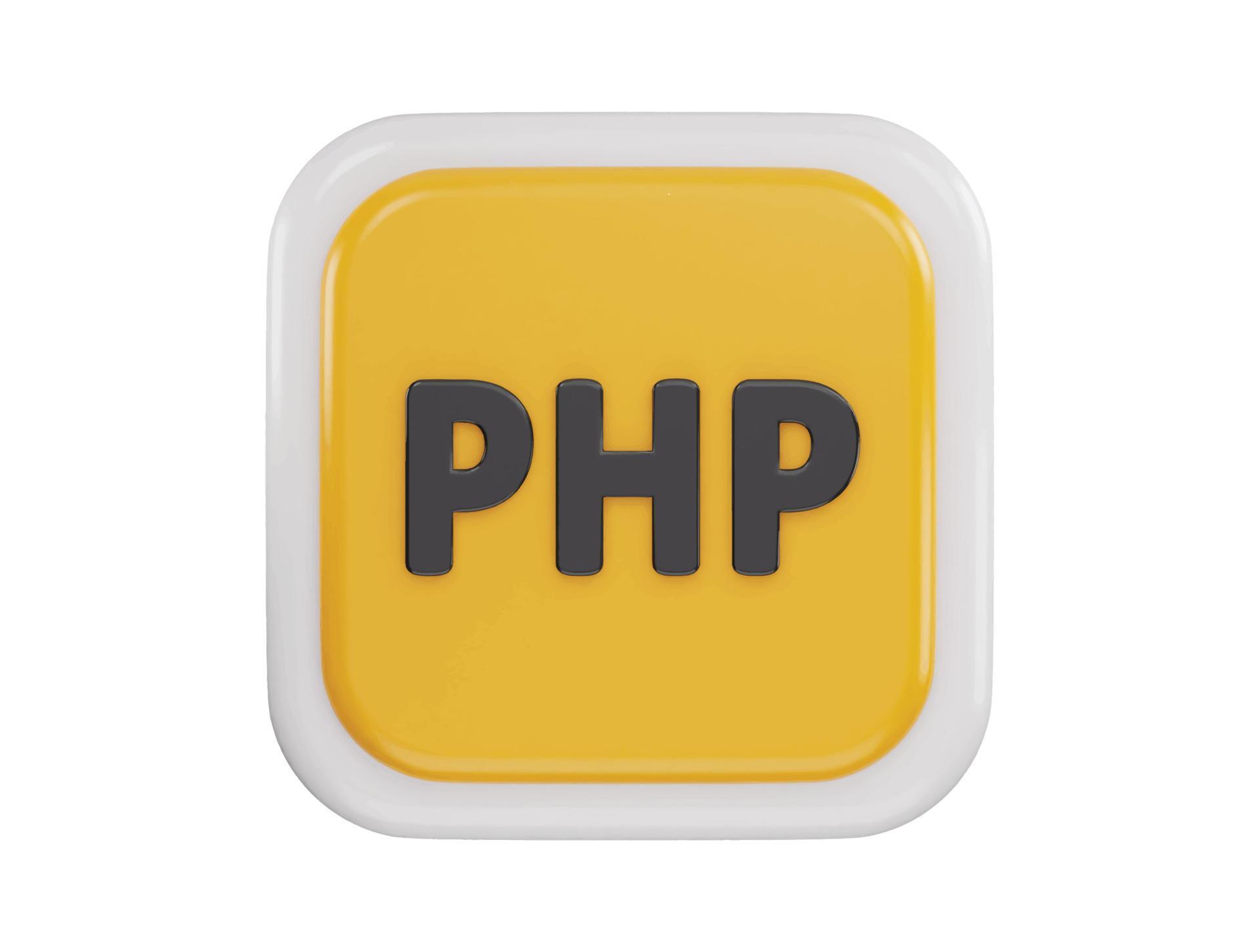Php Programing Icon 3d Rendering Vector Illustration 22192433 Vector