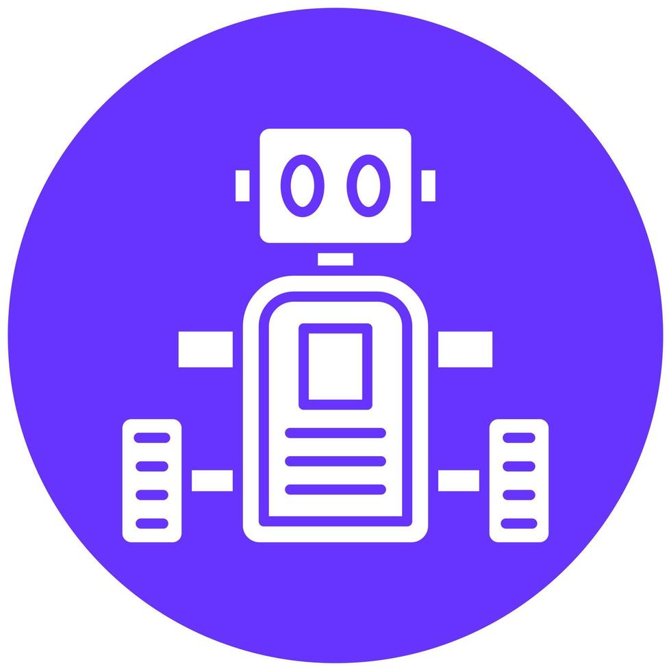 Vector Design Mobile Robot Vector Icon Style 22193396 Vector Art at ...