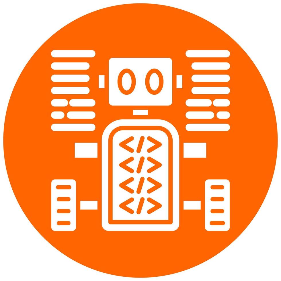 Vector Design Programmed Robot Vector Icon Style 22193436 Vector Art at ...