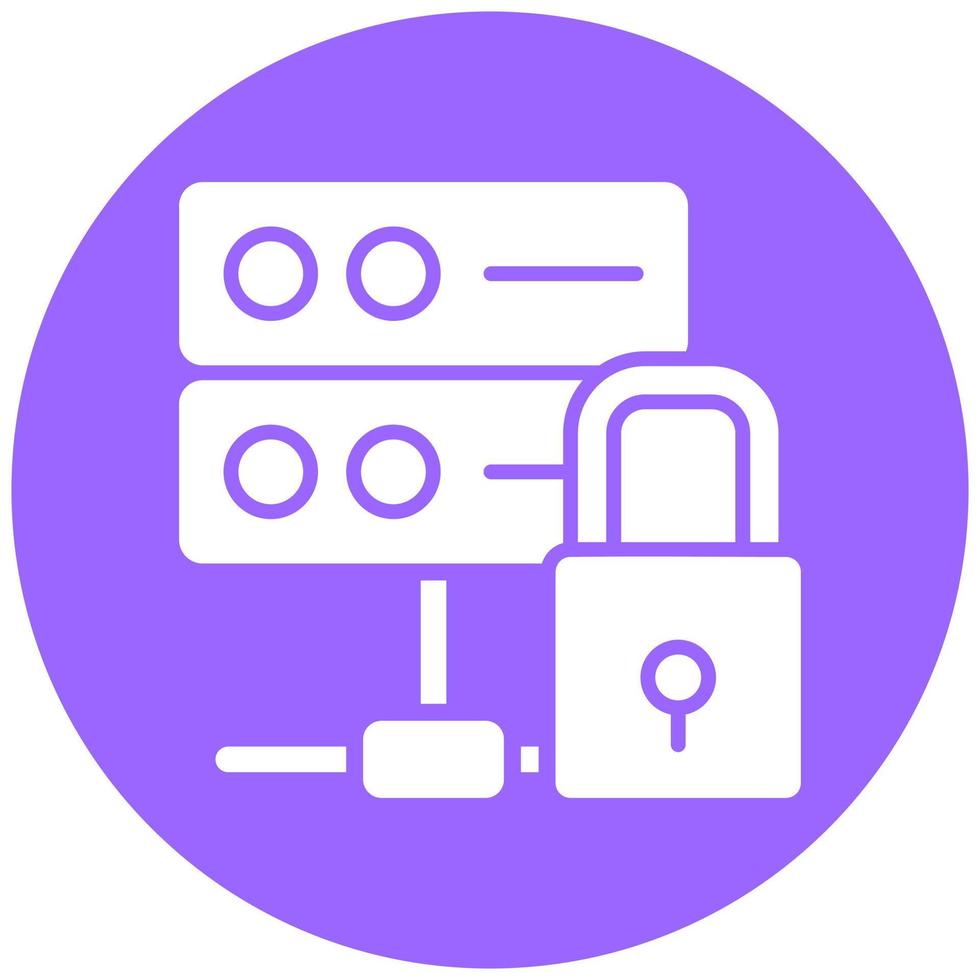 Vector Design Database Lock Vector Icon Style 22193623 Vector Art at ...